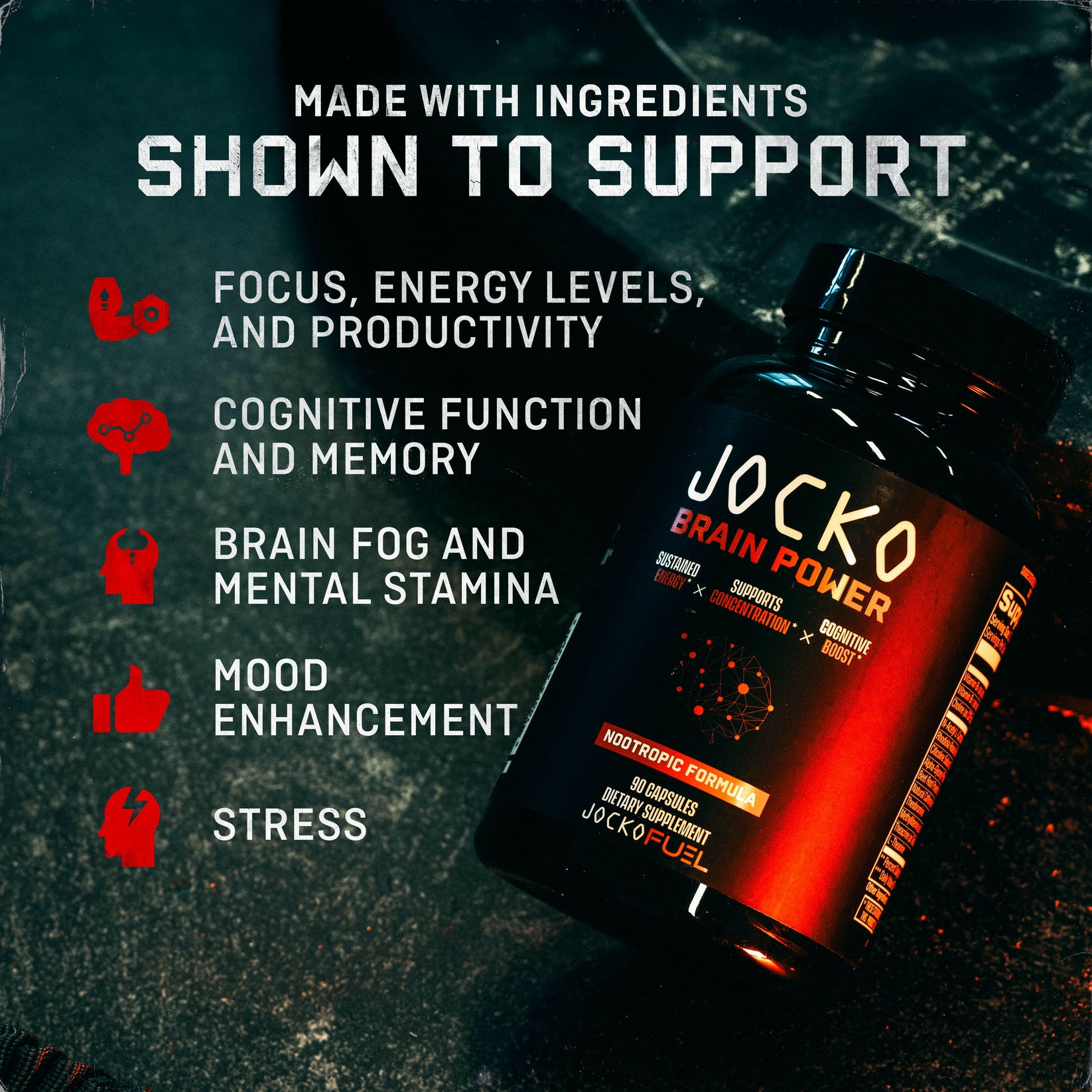 JOCKO BRAIN POWER NOOTROPIC – Jocko Fuel