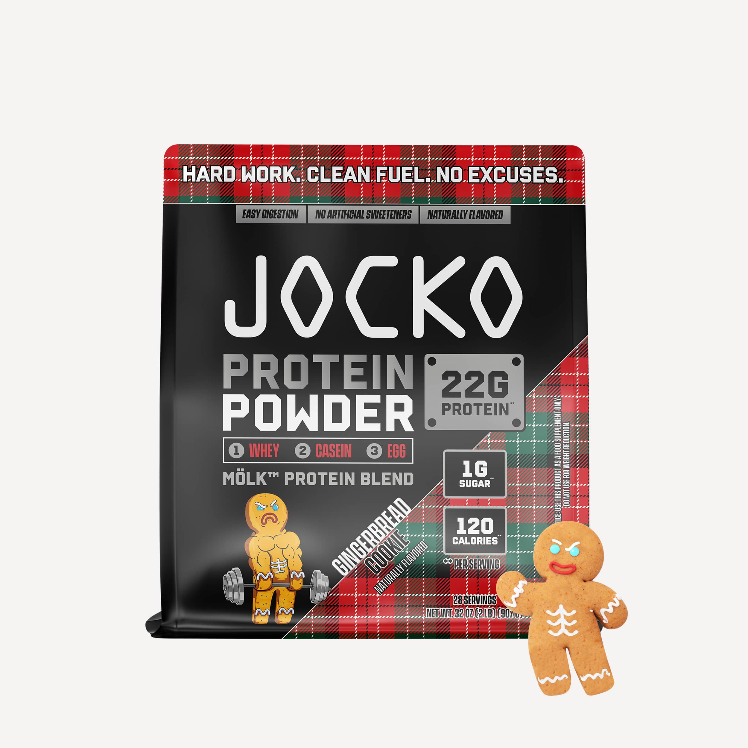 Jocko Molk Gingerbread Cookie Protein Powder – Jocko Fuel