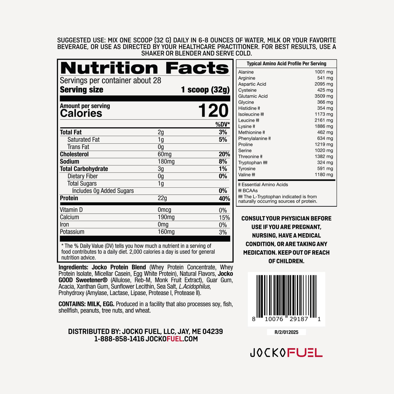 Jocko Molk Gingerbread Cookie Protein Powder – Jocko Fuel