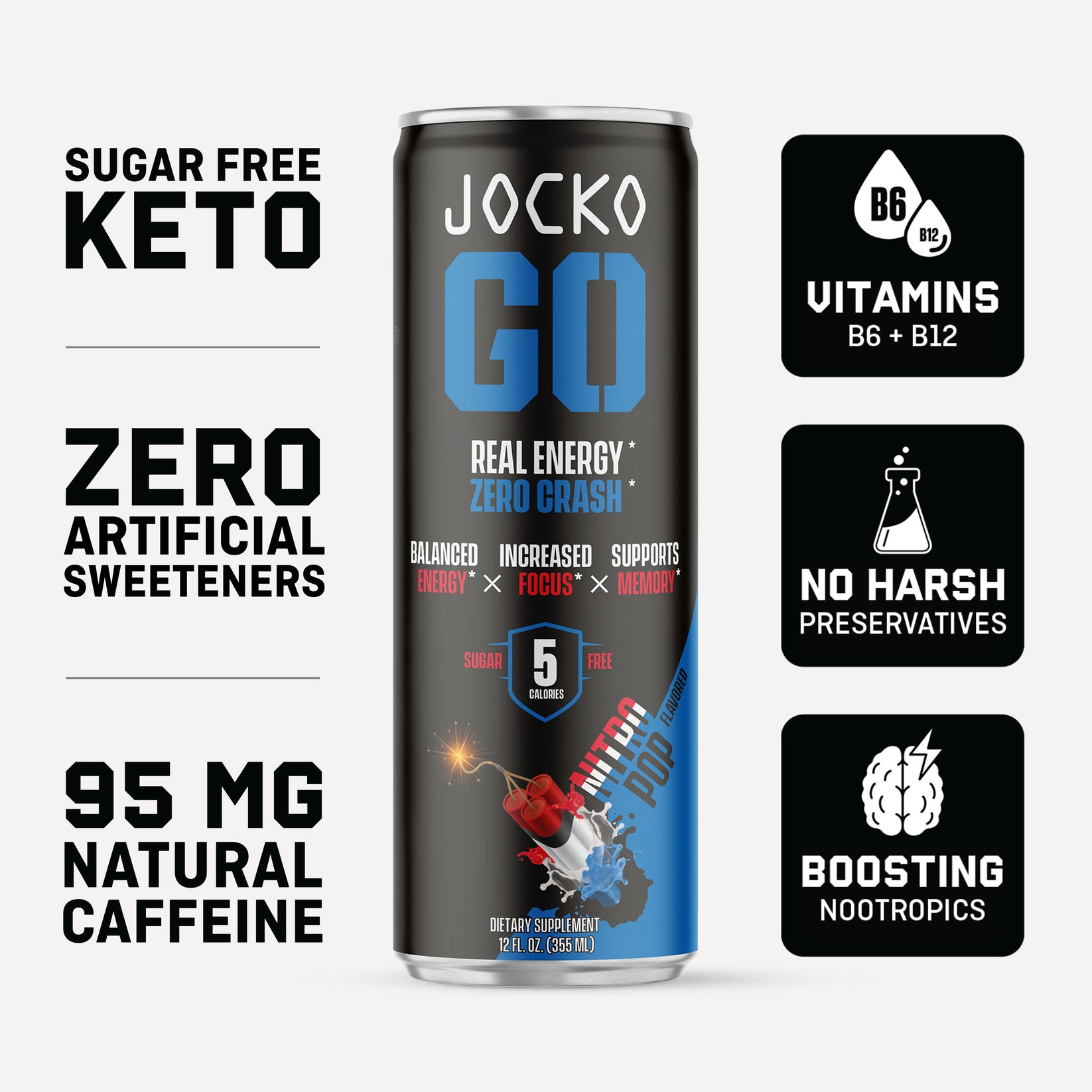 JOCKO GO ENERGY DRINKS – Jocko Fuel