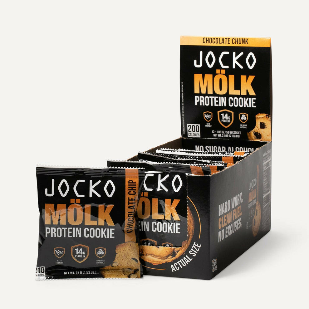 Chocolate Chip Protein Cookies (12-Pack) – Jocko Fuel