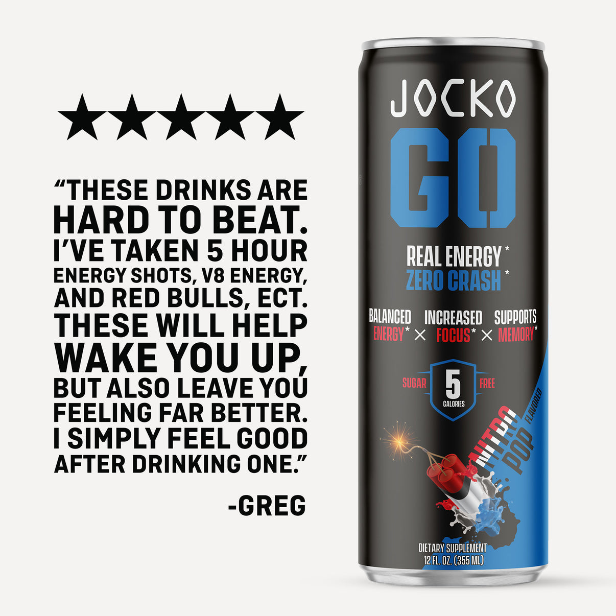 JOCKO GO ENERGY DRINKS – Jocko Fuel