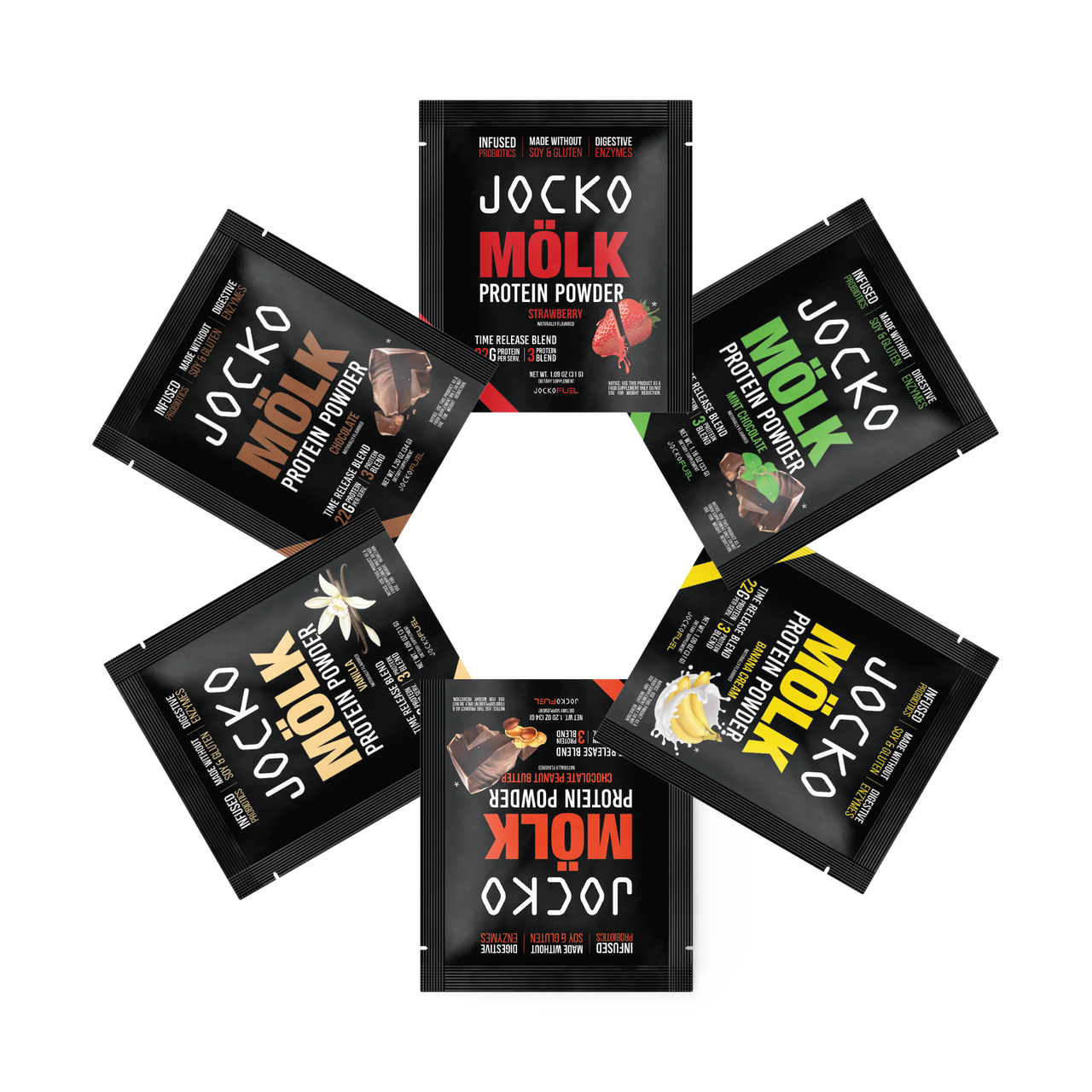 JOCKO MÖLK PROTEIN POWDER VARIETY PACK – Jocko Fuel